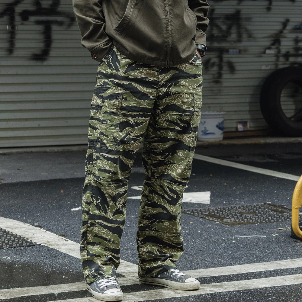 Bronson Tiger Stripe Camo Ripstop Tropical Jungle Fatigue Pants – Rivet ...