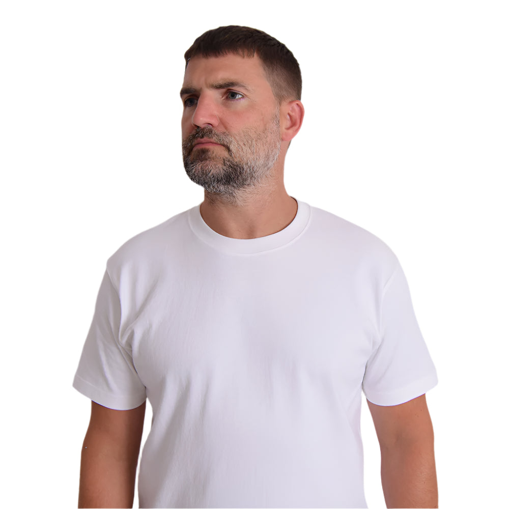 Bronson White 9oz Heavyweight US Cotton Tubular Tee – Rivet Clothing Store