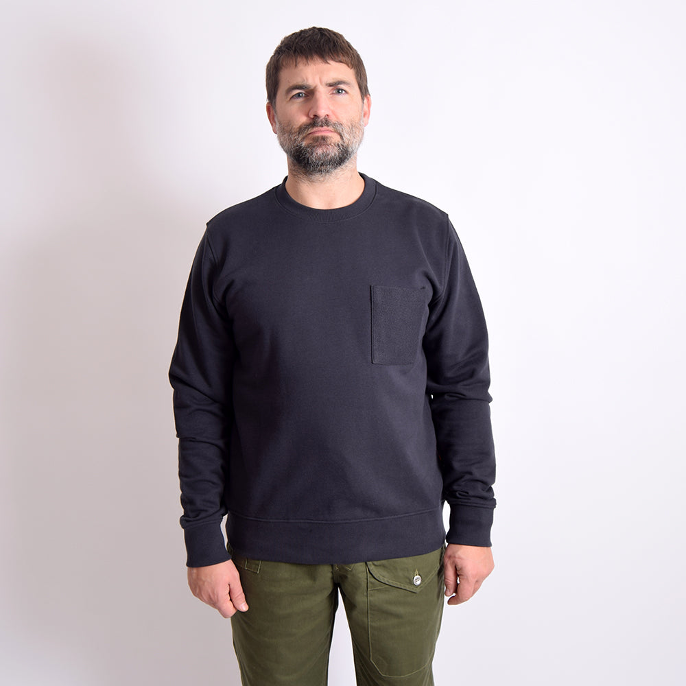 Far Afield Dark Navy Contrast Pocket Sweatshirt – Rivet Clothing Store