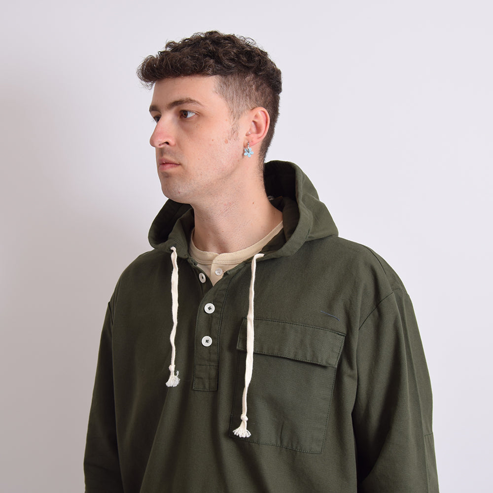 Uskees Vine Green Button Front Smock – Rivet Clothing Store
