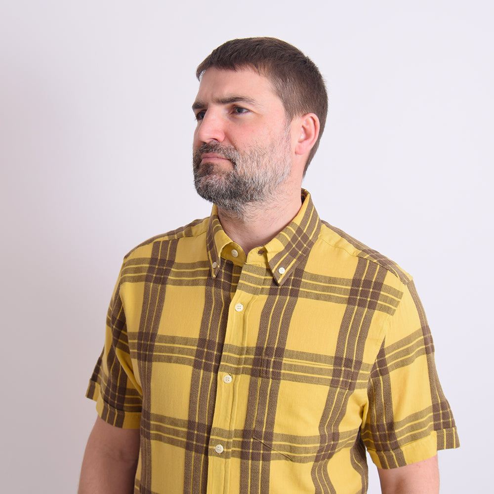 Far Afield Dried Moss & Yellow Dobby BD Shirt – Rivet Clothing Store